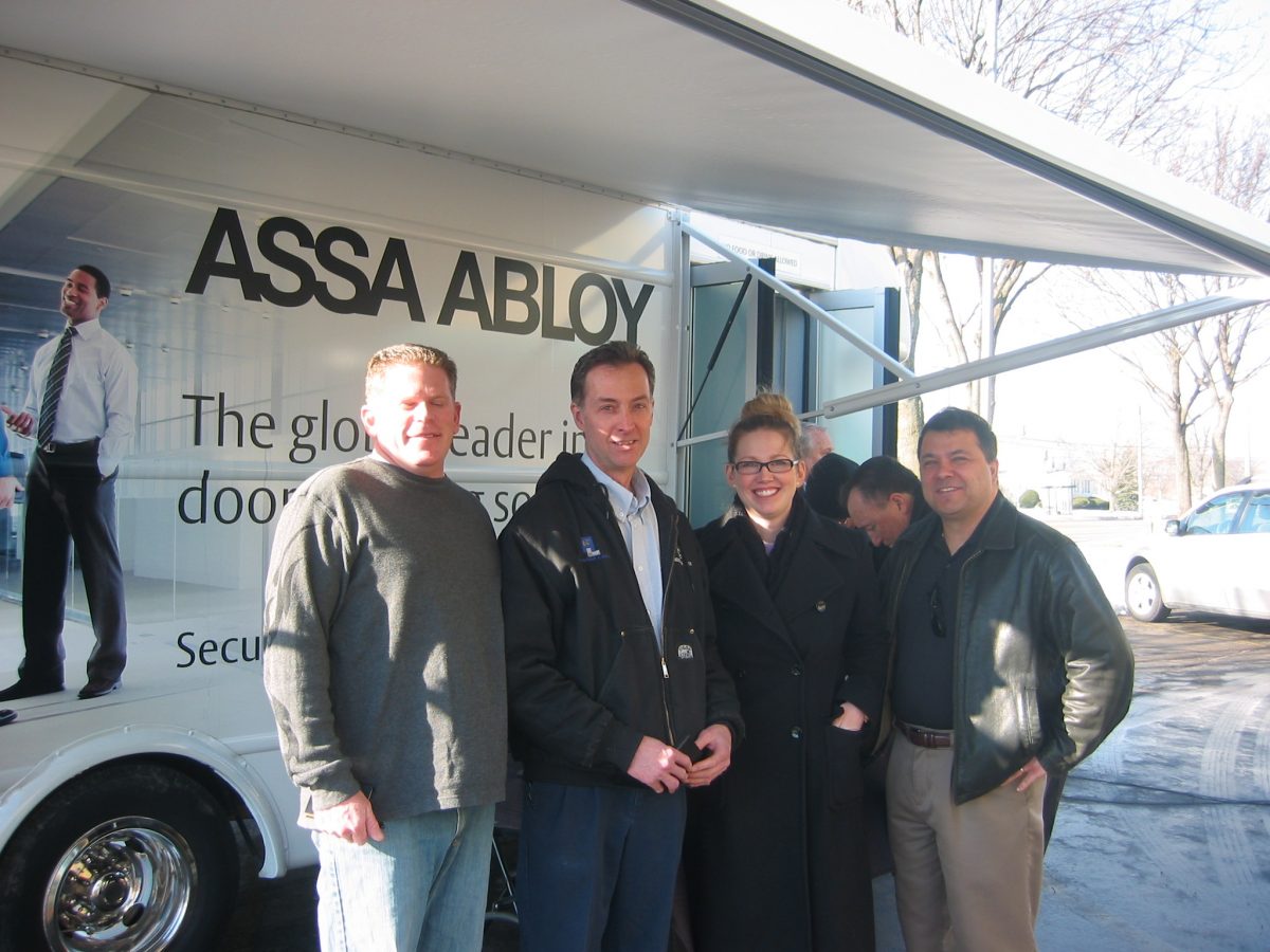 Look who came to see us today! - Anderson Lock